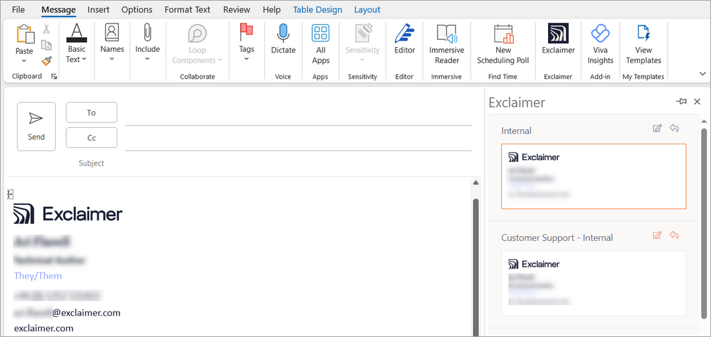 How to set a default signature for Client-Side with Microsoft 365 subscriptions – Exclaimer ...